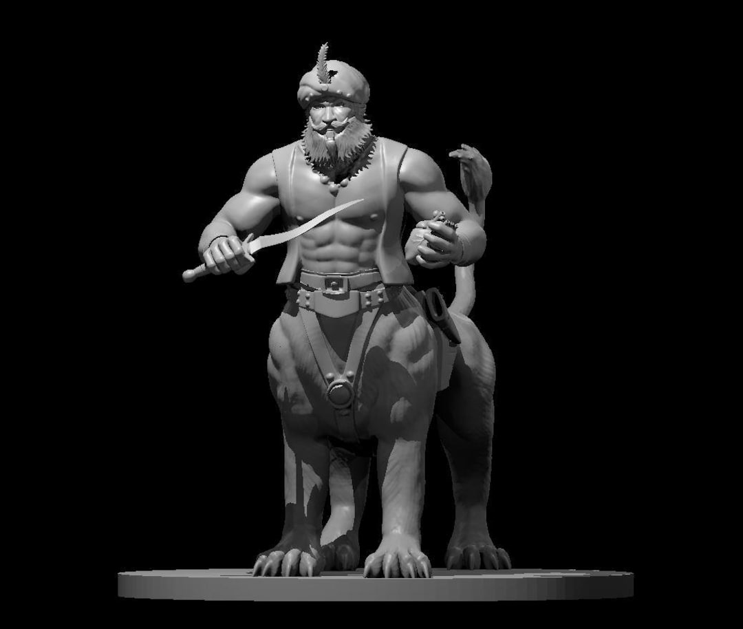 Lamia Miniature – 3D Printed Dnd Monster – Resin Figure - Etsy