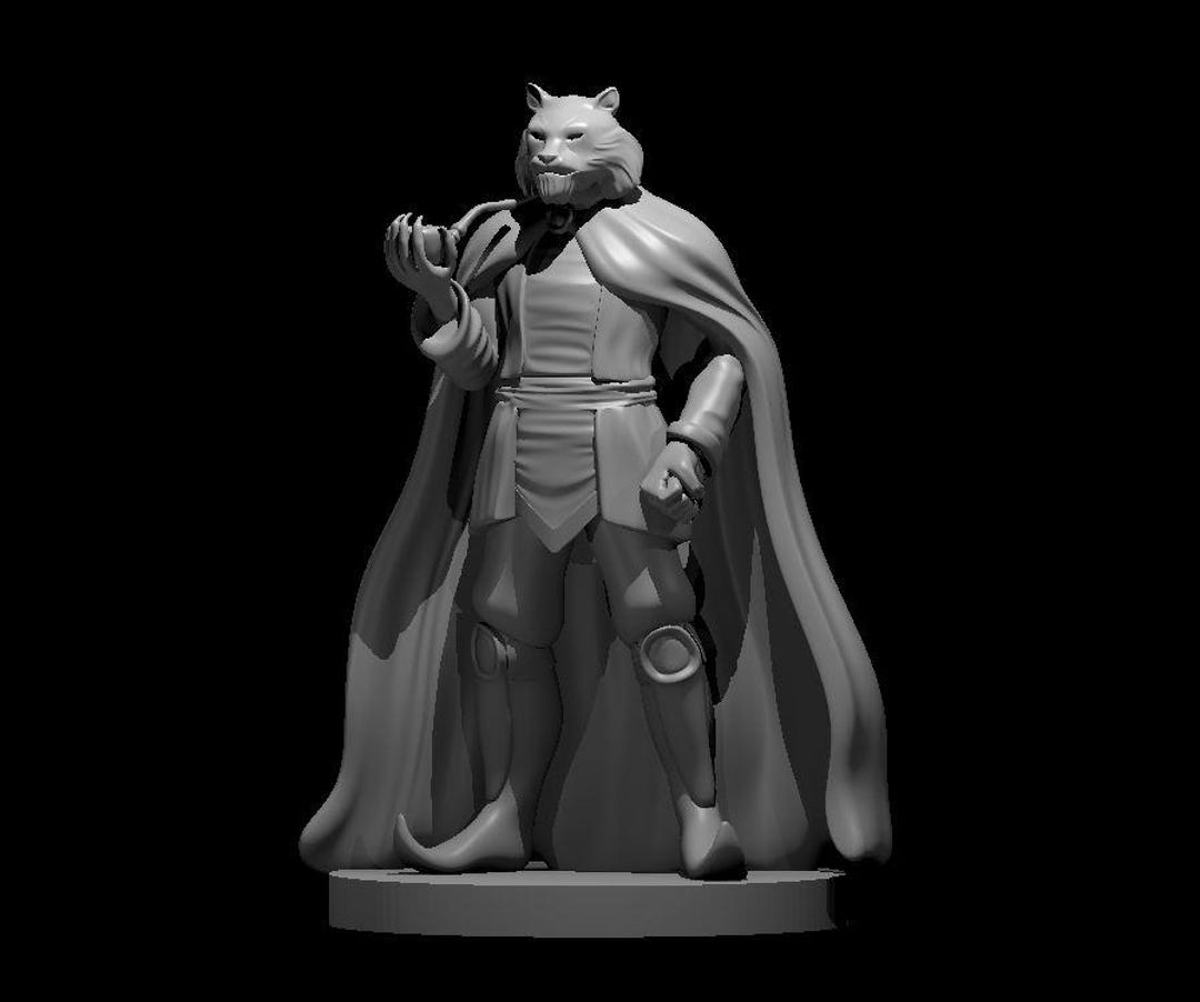 Rakshasa Miniature – 3D Printed Dnd Monster – Resin Figure - Etsy