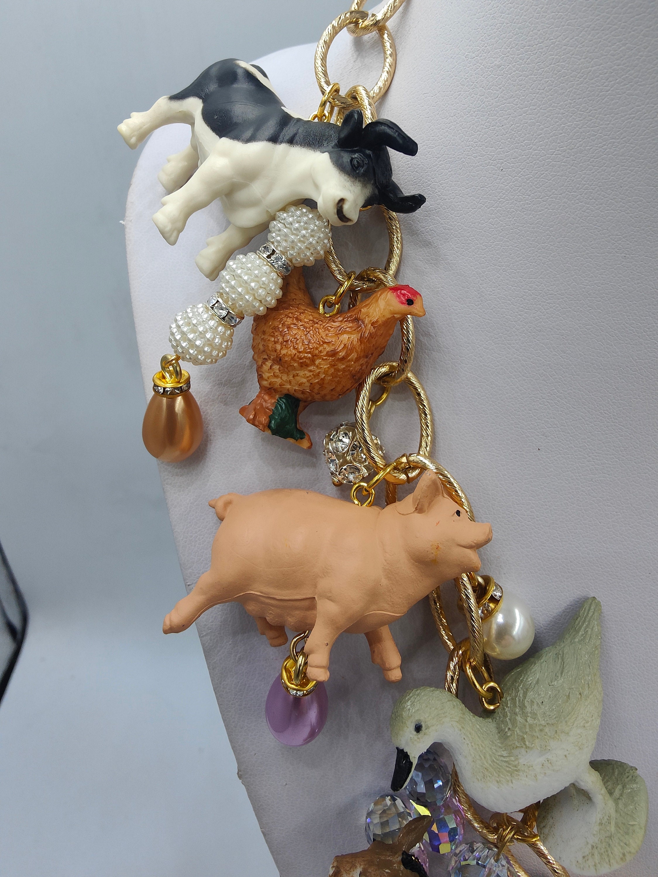 A Neckstravaganza Original Handmade Necklace: Animalfarm - Etsy