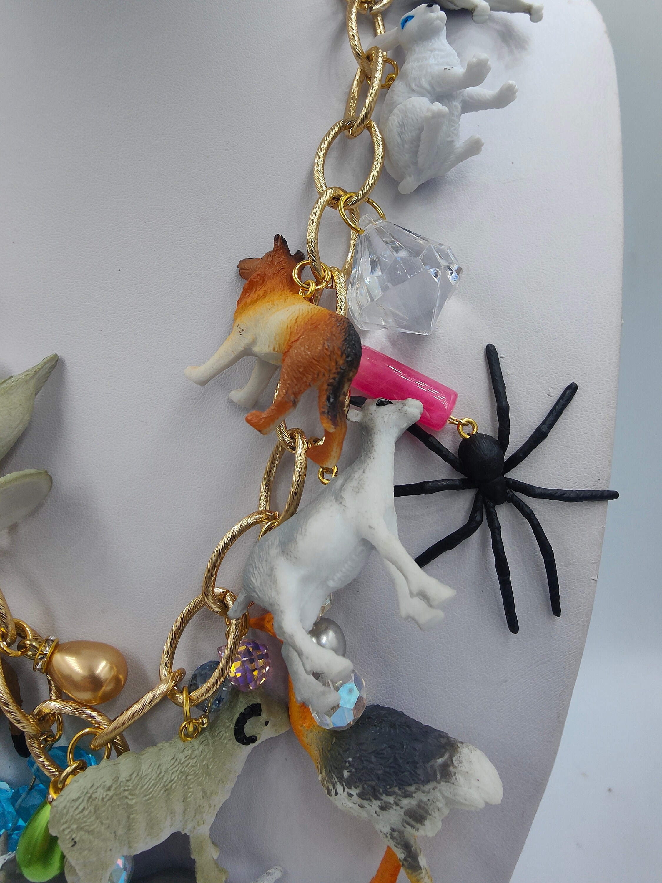 A Neckstravaganza Original Handmade Necklace: Animalfarm - Etsy