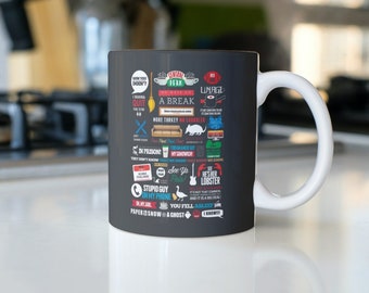 Unagi Salmon Skin Roll Rachel Ross FRIENDS Quotes Coffee Mug, Perfect ...