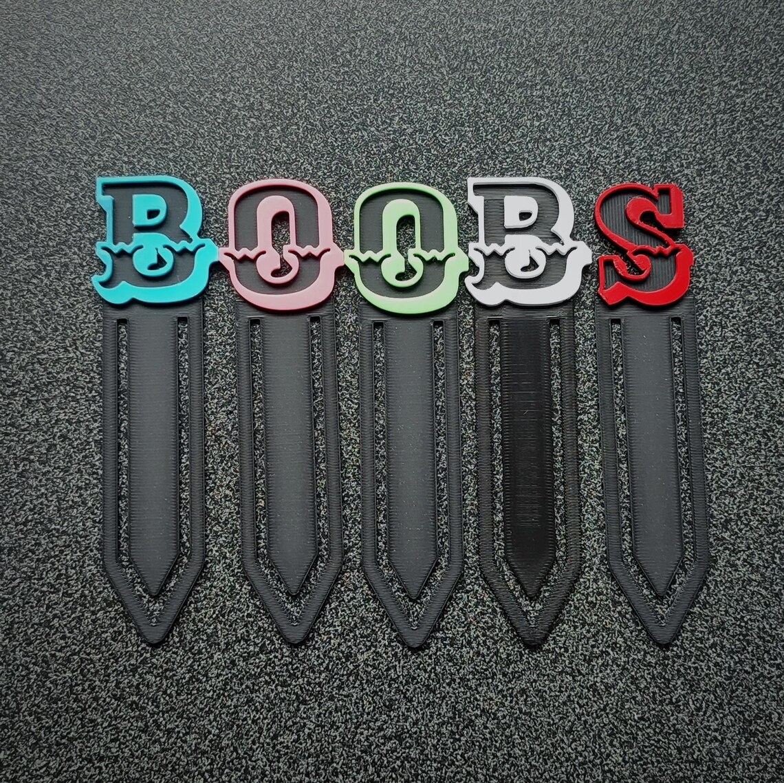 Personalised Bookmarks - 3D Printed Alphanumeric Custom Bookmarks ...