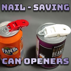 Can Openers - Open Soda & Soup Cans With Ease! No More Broken Nails ...