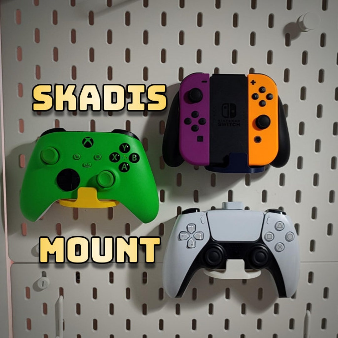 Universal SKADIS Gaming Controller Holder/bracket for Peg Board - 3D ...