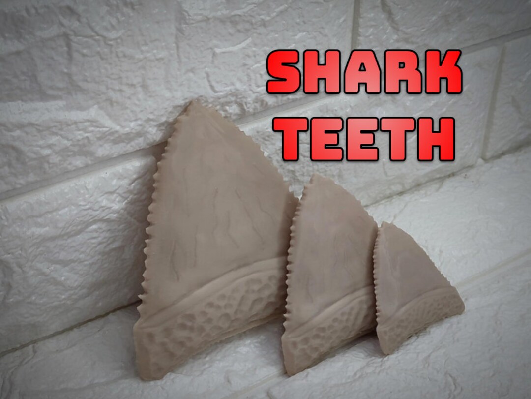 Replica Shark Kraken Megalodon Tooth 3D Printed Multiple Sizes & Bundle ...