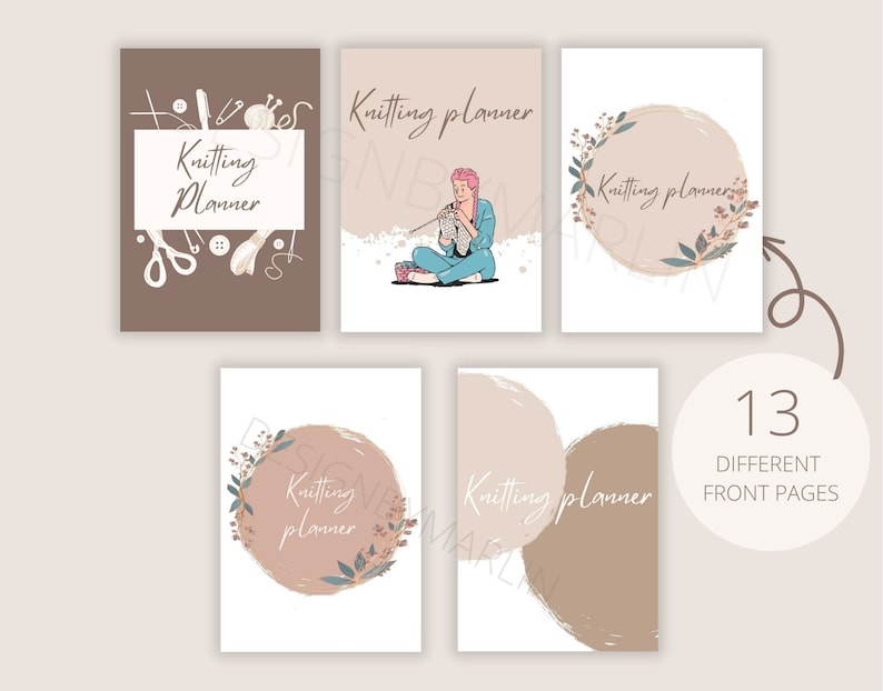 PRINTABLE Knitting Planner, Knitting Journal, Knitting Project Planner ...
