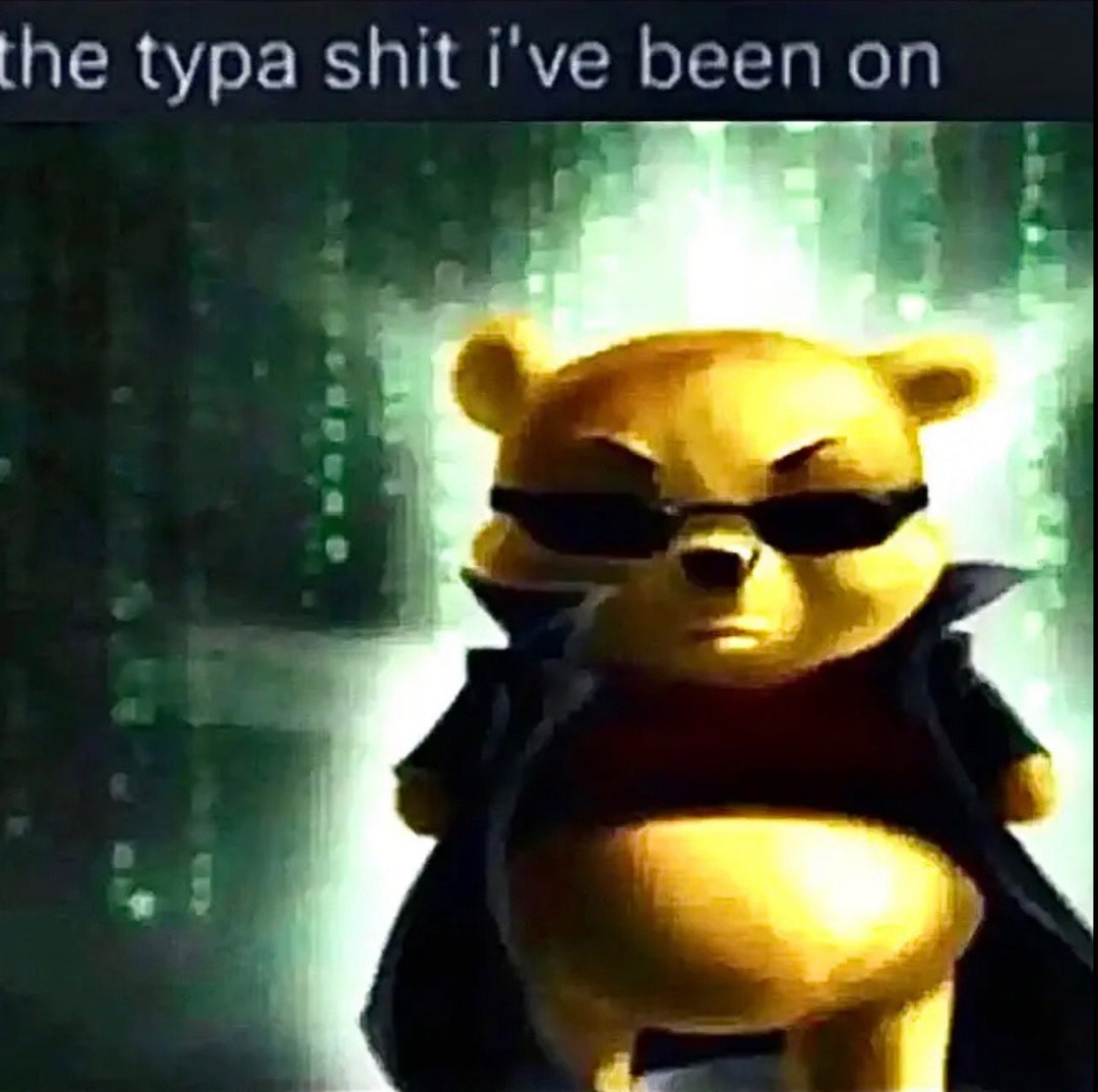 Neo the Pooh Print - Etsy