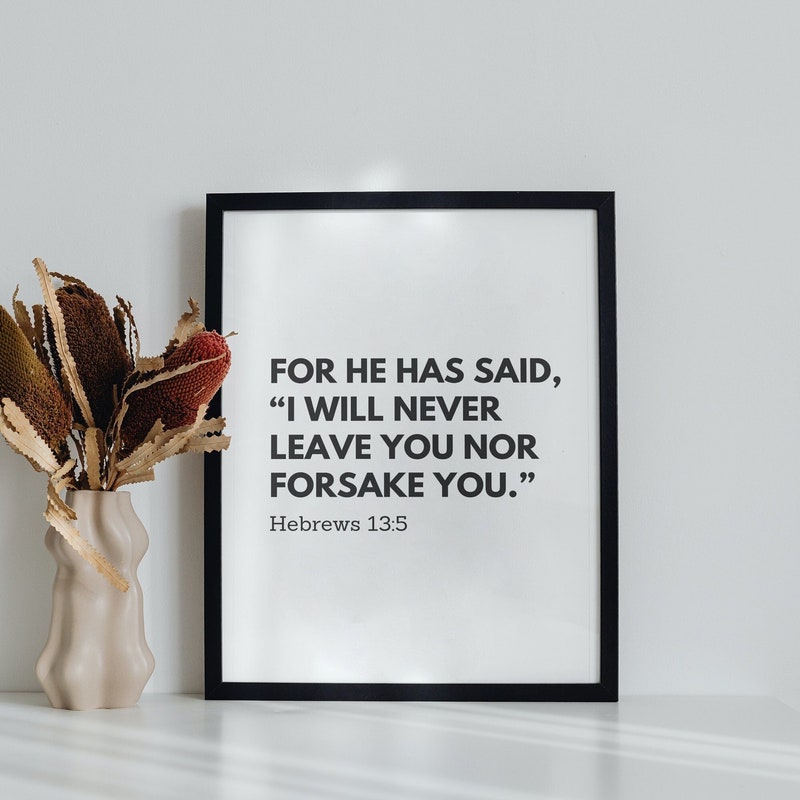 I Will Never Leave - Etsy