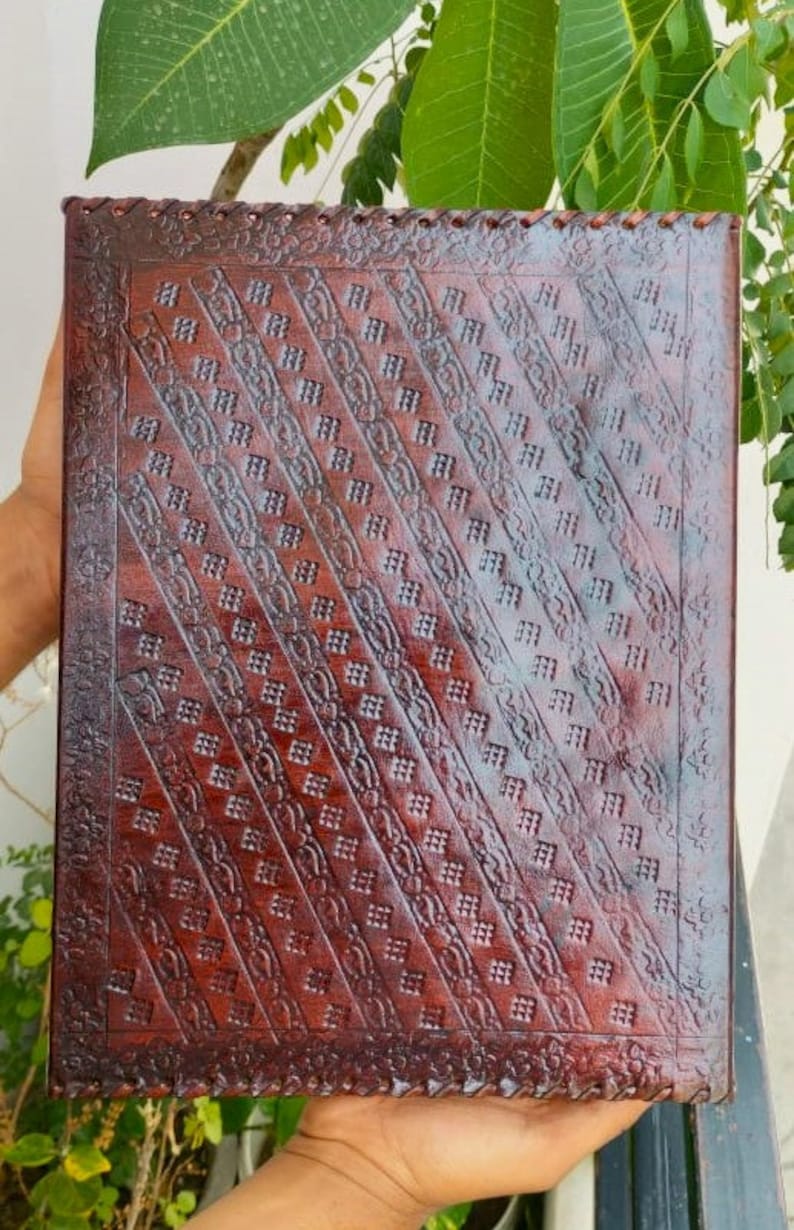 Personalized Leather Binder Journal With Pentagram Lapis Stone | DND ...