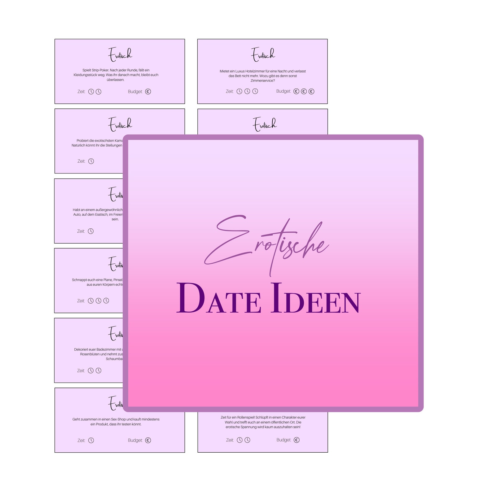 132 einzigartige Date Ideen Karten zum Ausdrucken für ein Date-Ideen ...