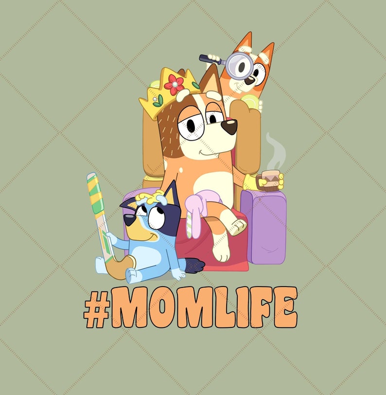 Bluey Png Mom Life Bluey PNG Bluey Cartoon Png Svg Cadeau - Etsy Canada