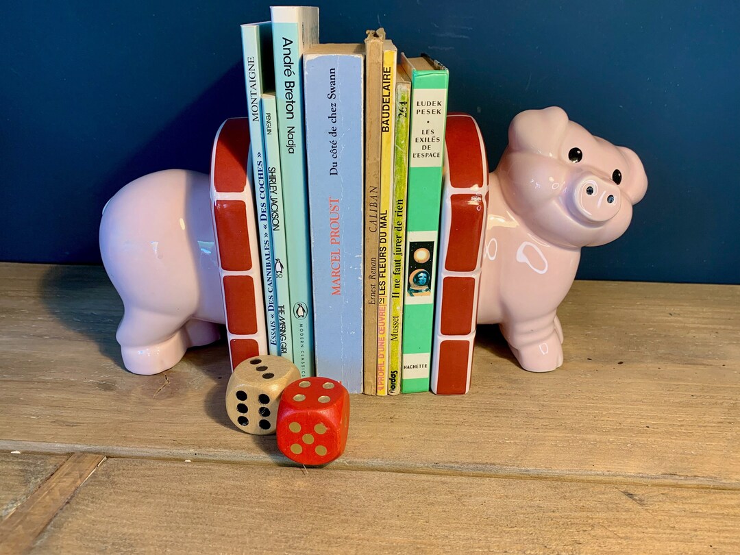 Bookends Pigs 1960s/70s Carlton Ware Pig Bookends, Children's Bookends ...
