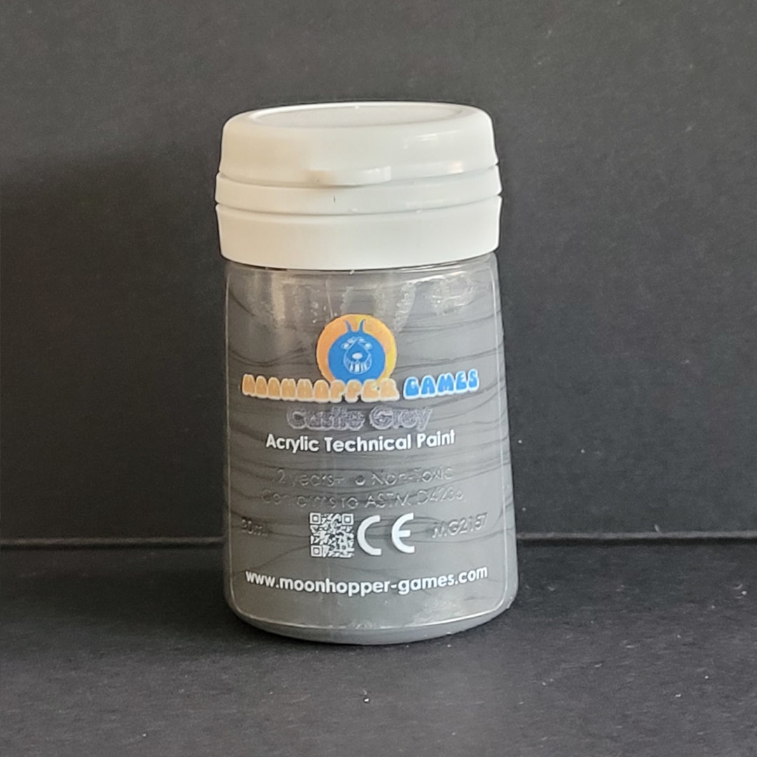 Acrylic Paint: Castle Grey Texture Paint, Grey Paint, Grey Hobby Paint ...