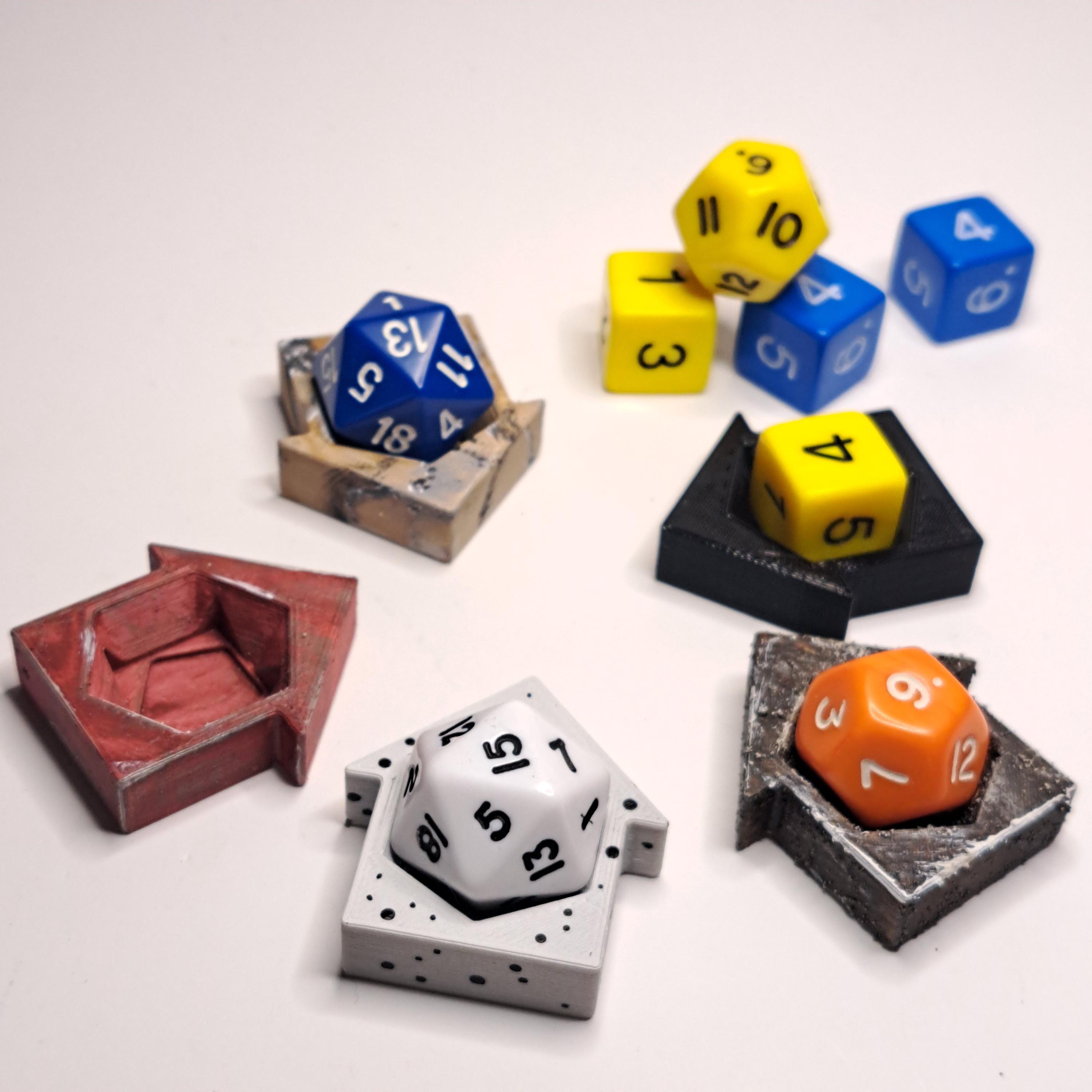 PET-G Wound Marker Set: Tabletop Gaming Dice, Black - Etsy UK