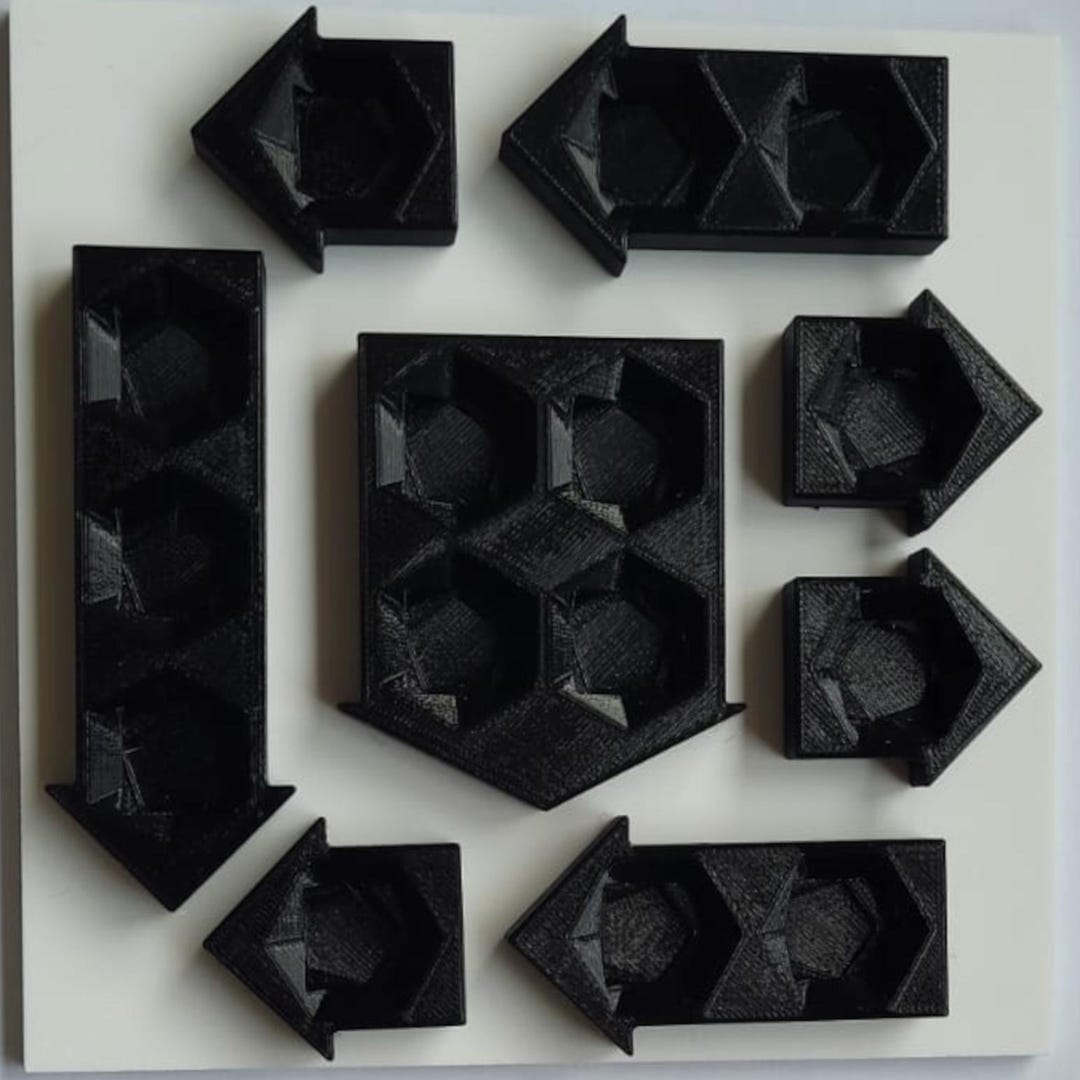 PET-G Wound Marker Set: Tabletop Gaming Dice, Black - Etsy UK