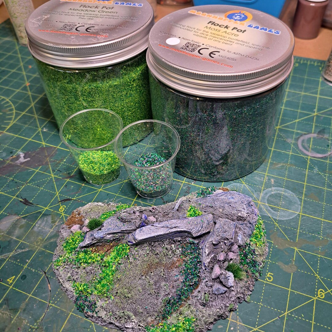 Flock Pot: Meadow Green, Miniature Wargaming, Tabletop Gaming, Model ...