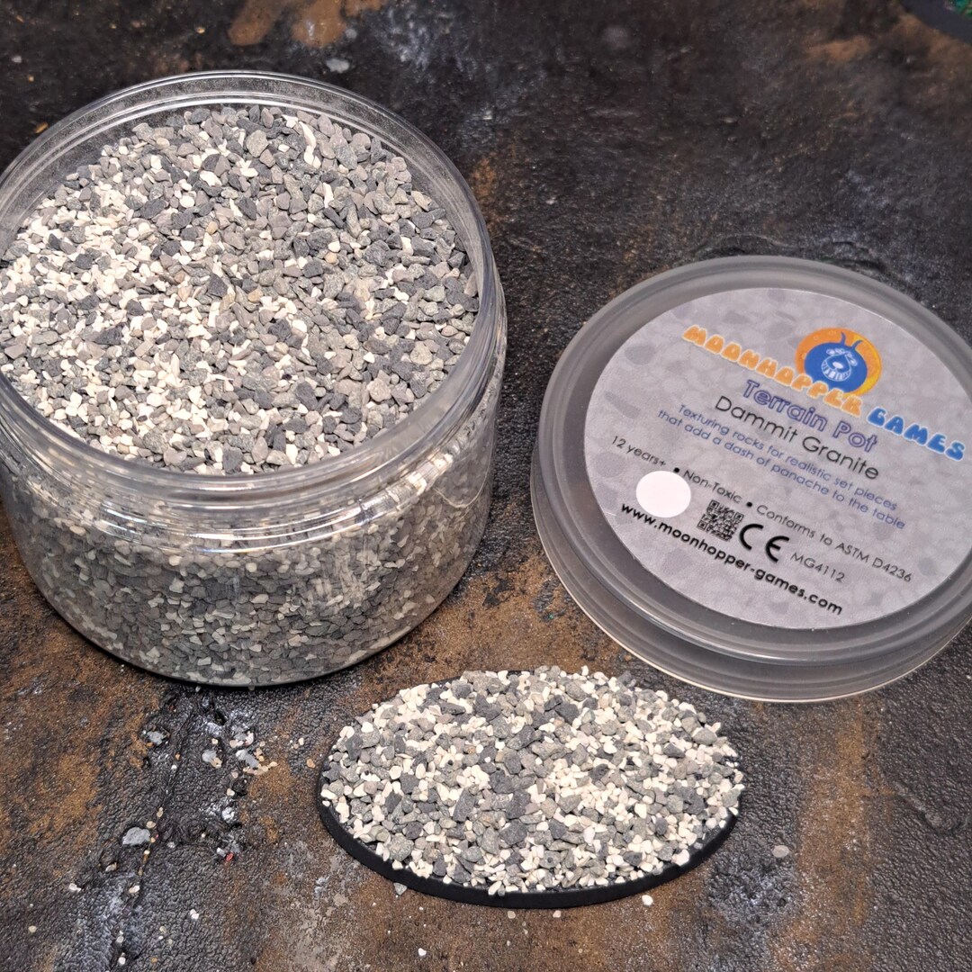 Model Terrain Pot - Dammit Granite, Miniature Wargaming, Tabletop ...