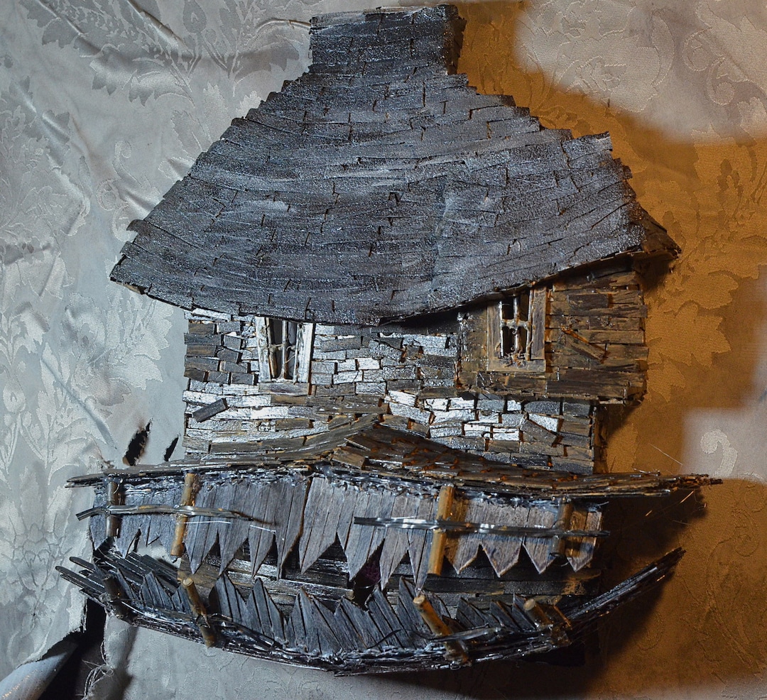 Monster House Haunted Wall Facade - Etsy