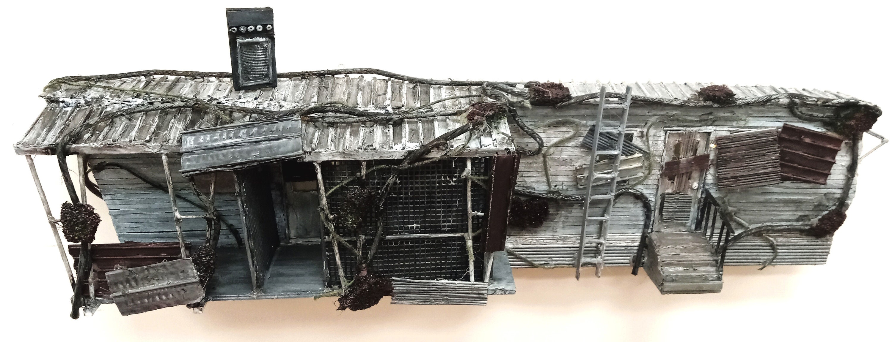 Eddie Munson Upside Down Trailer Wall Facade Stranger Things - Etsy
