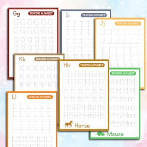 Alphabet Tracing, Letters A to Z, Numbers 1-25, Early Education ...