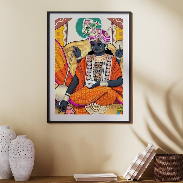 Bhagavad Gita Painting - Etsy