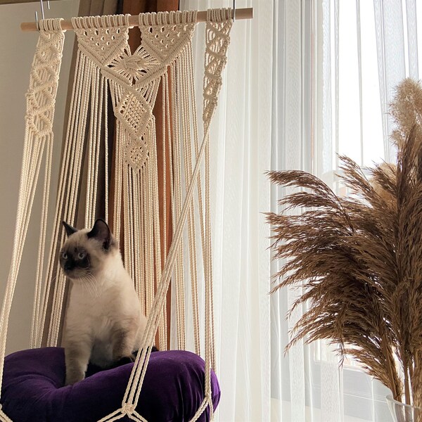 Macrame Cat Toy - Etsy