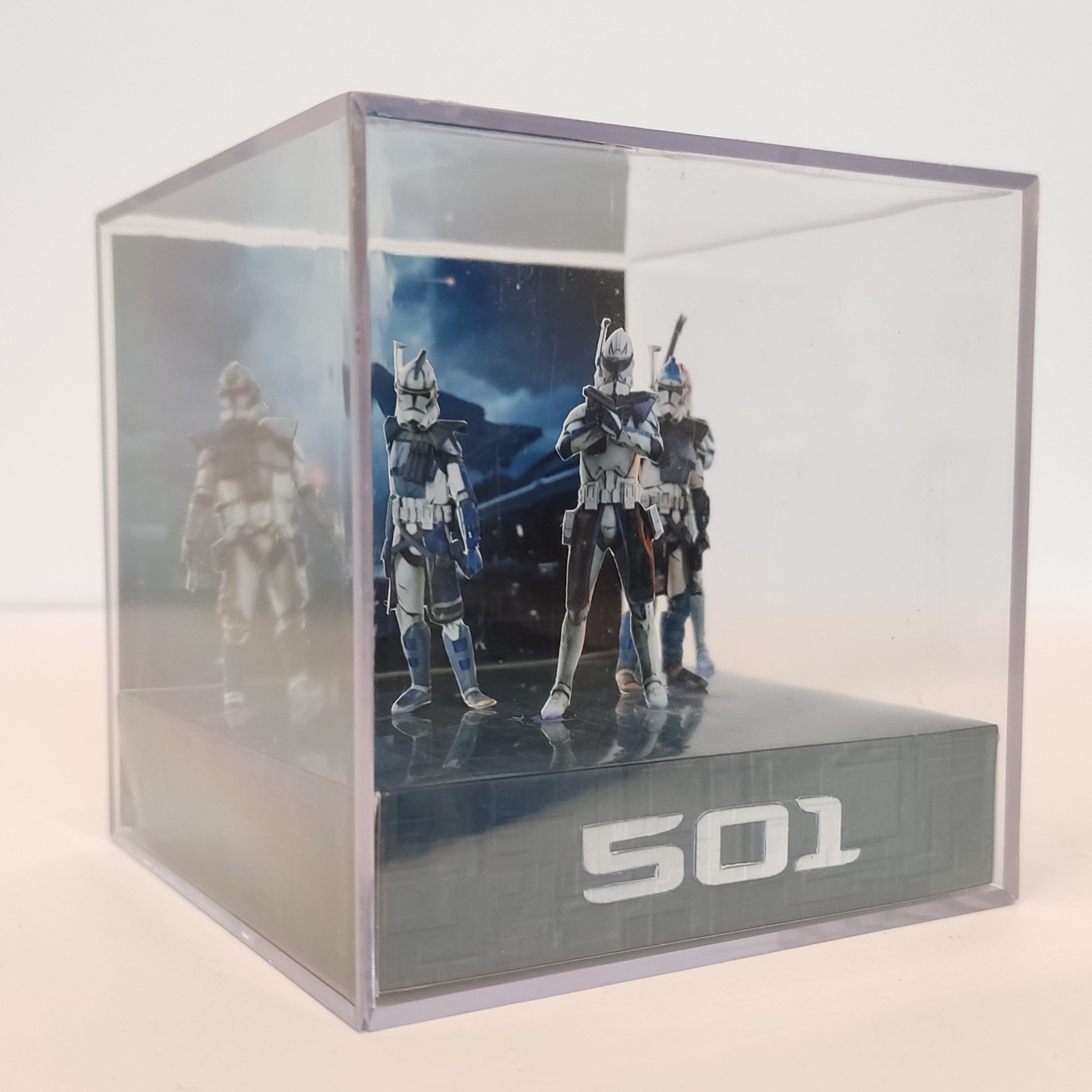 Star Wars 501 Th Clones Dioram Cube - Etsy