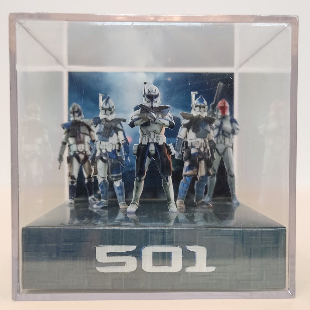 Star Wars 501 Th Clones Dioram Cube - Etsy