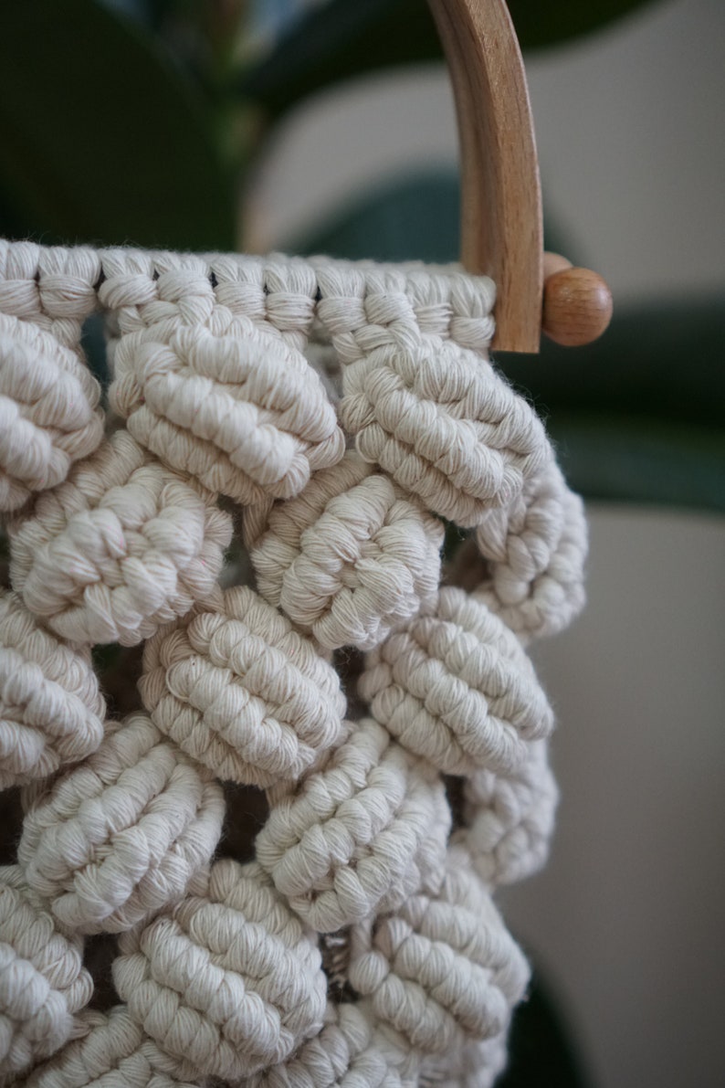 Macrame Bag , Cotton Macrame Bag,macrame Knot Bag, Handmade Macrame Bag - Etsy