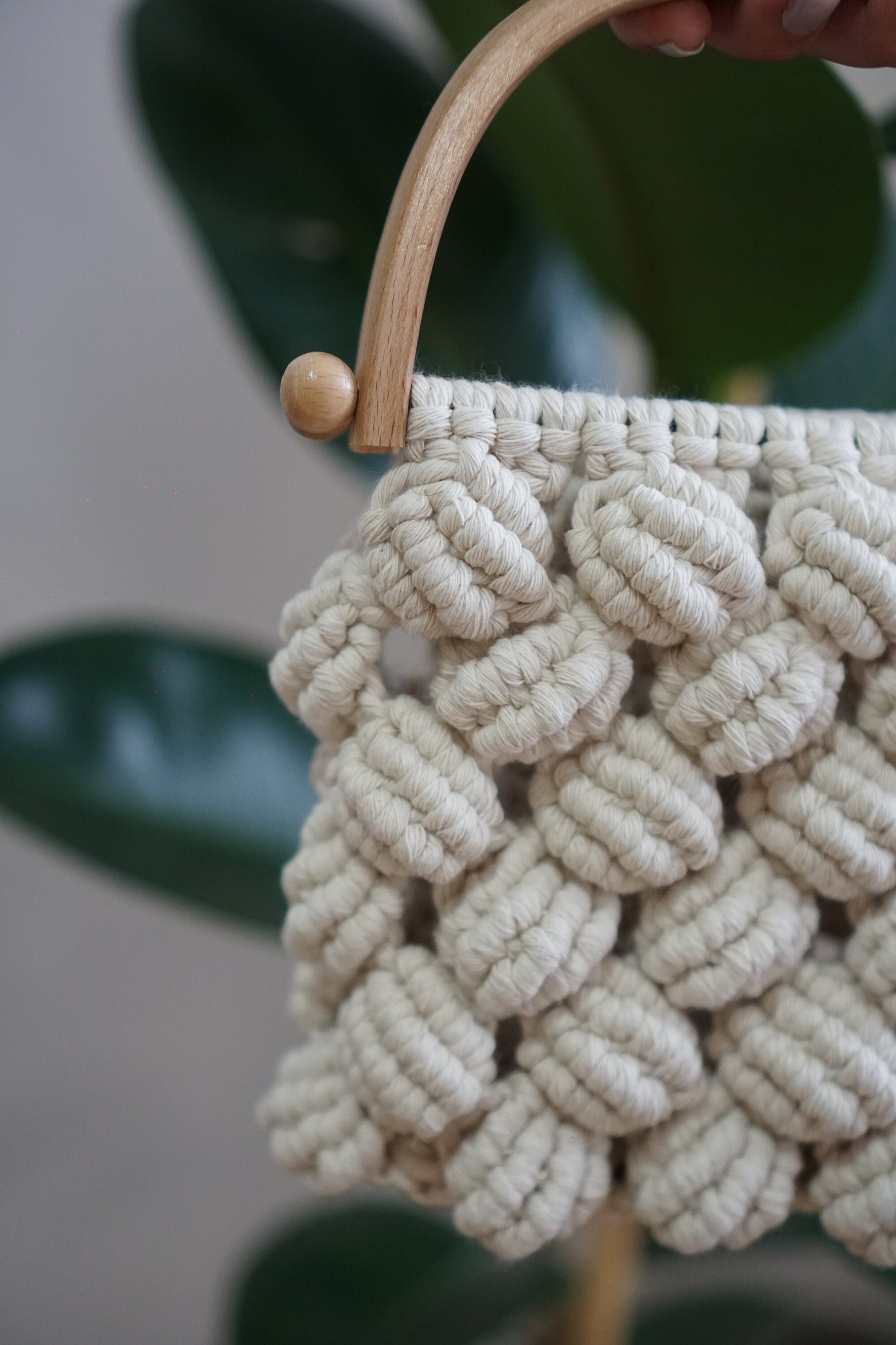 Macrame Bag , Cotton Macrame Bag,macrame Knot Bag, Handmade Macrame Bag ...