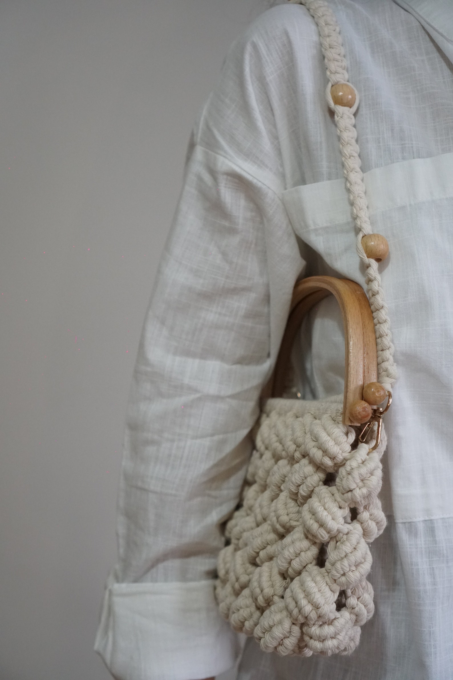 Macrame Bag , Cotton Macrame Bag,macrame Knot Bag, Handmade Macrame Bag - Etsy