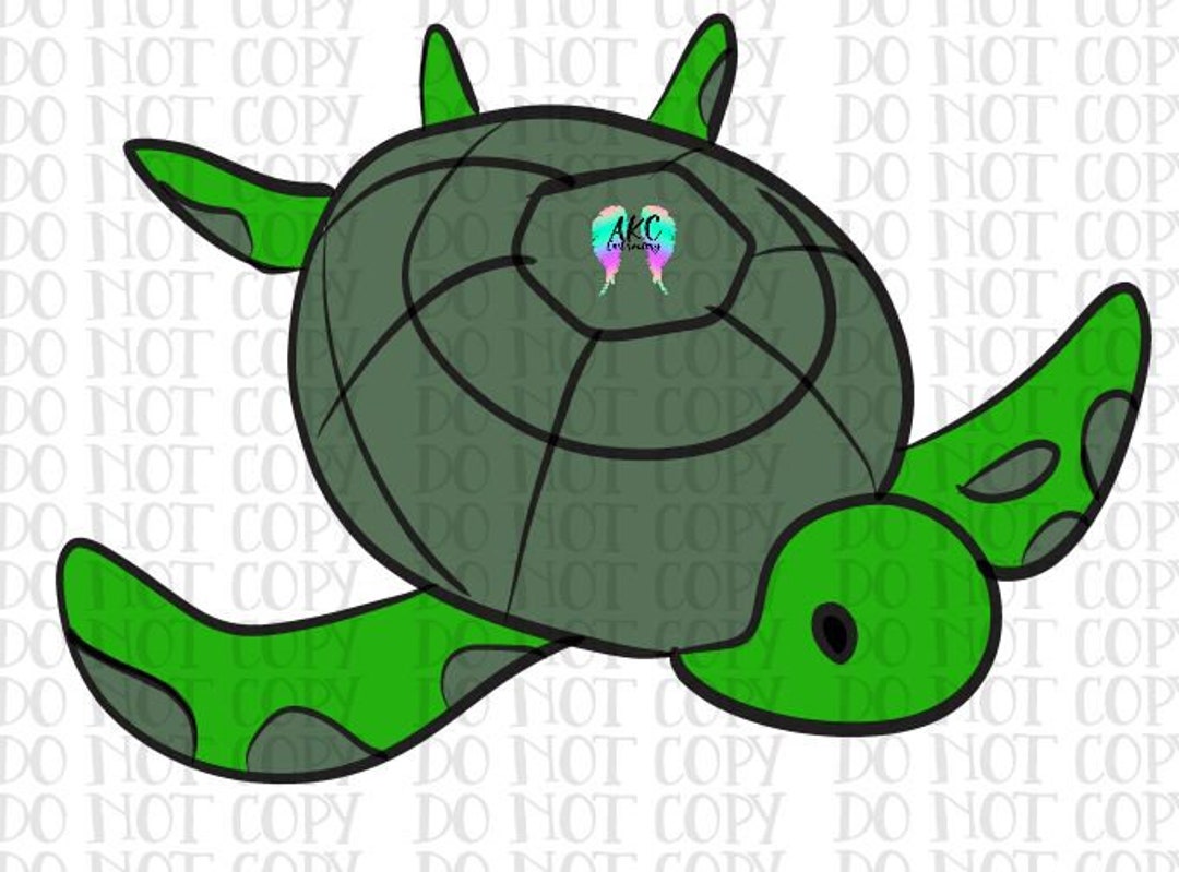 Turtle Clipart Element, Turtle Sublimation Design, Turtle Clipart ...