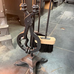Metal Fireplace Tools Set, Set of 4 Hearth Tool, 4 Piece Stove Tong Set ...