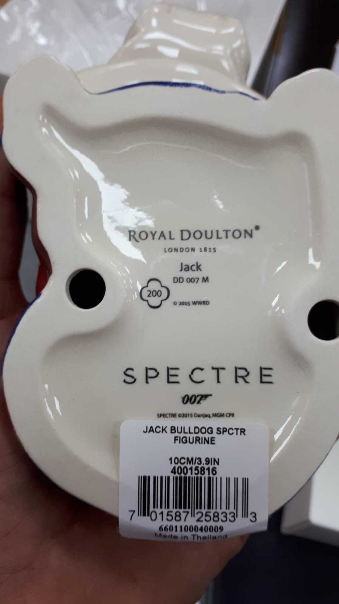 Royal Doulton James Bond 007 Jack the Bulldog - Spectre Edition - Etsy