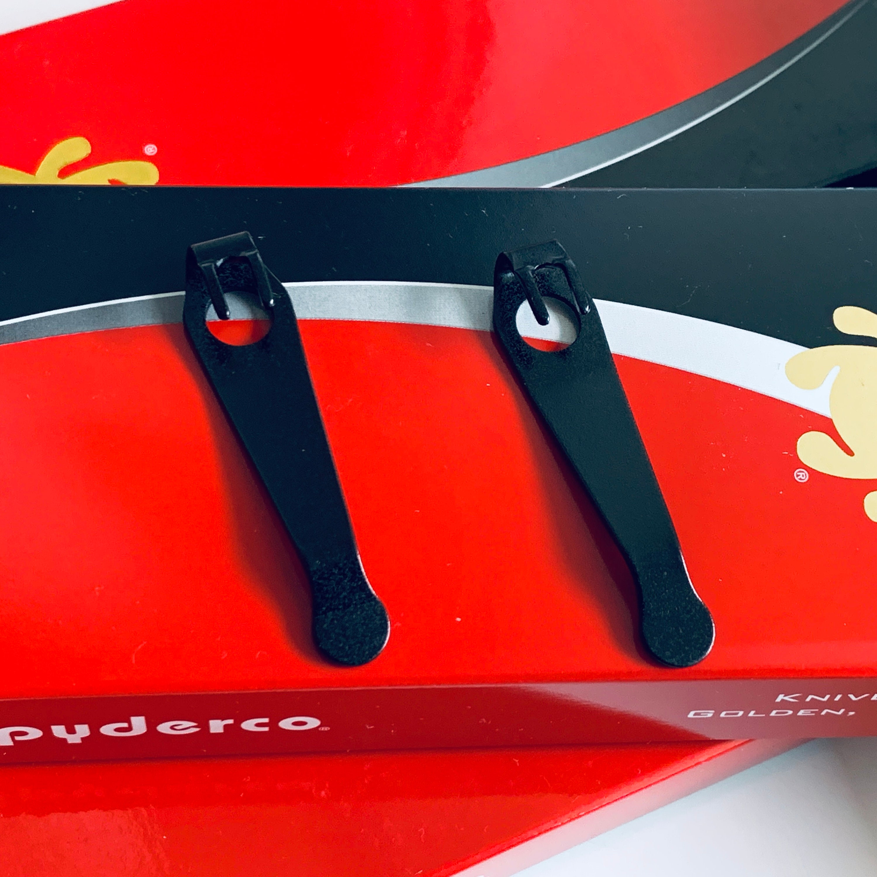 Titanium Wire Pocket Clip for Spyderco Knives Black - Etsy