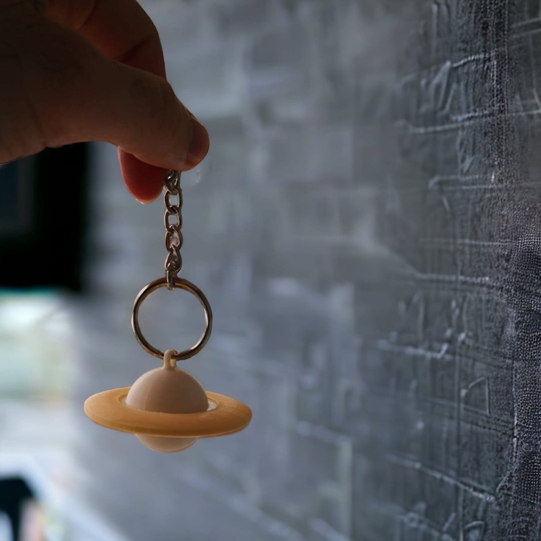 Saturn Keychain 3D STL Files, 3D Keychain Print Files - Etsy
