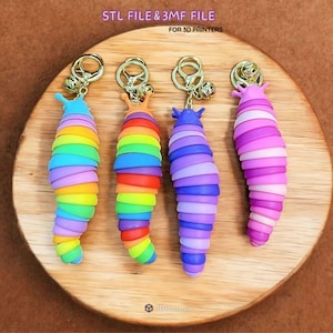Articulated Slug 3D Print Stl Files, Flexi 3D Printer Files, STL&3MF ...