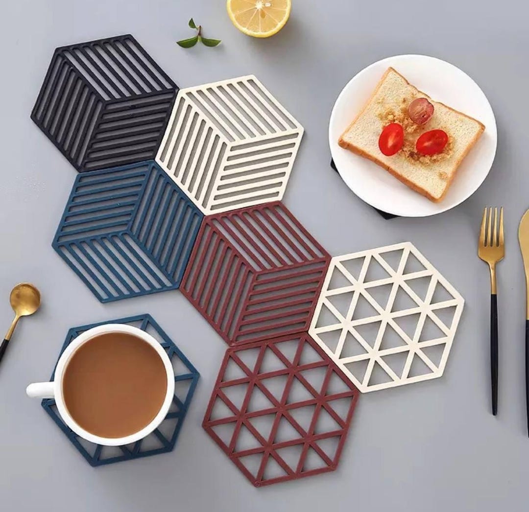 Coaster Set 3D Print Stl Files - Etsy