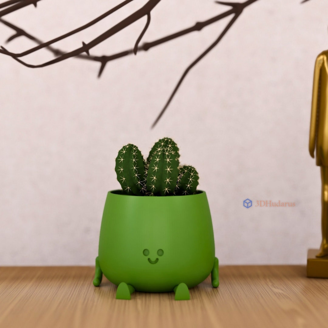 Cute Planter 3D Print Stl File, 3D Planter Print Files - Etsy