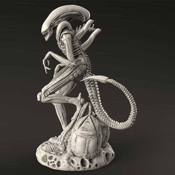 Alien Stl File - Etsy