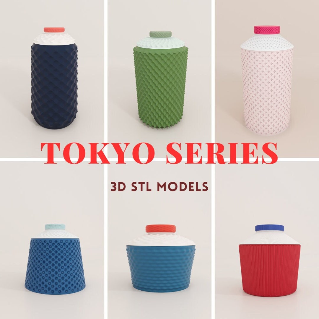Tokyo Bowl Series Pack 3D STL Files , 3D Bowl Print Files - Etsy España
