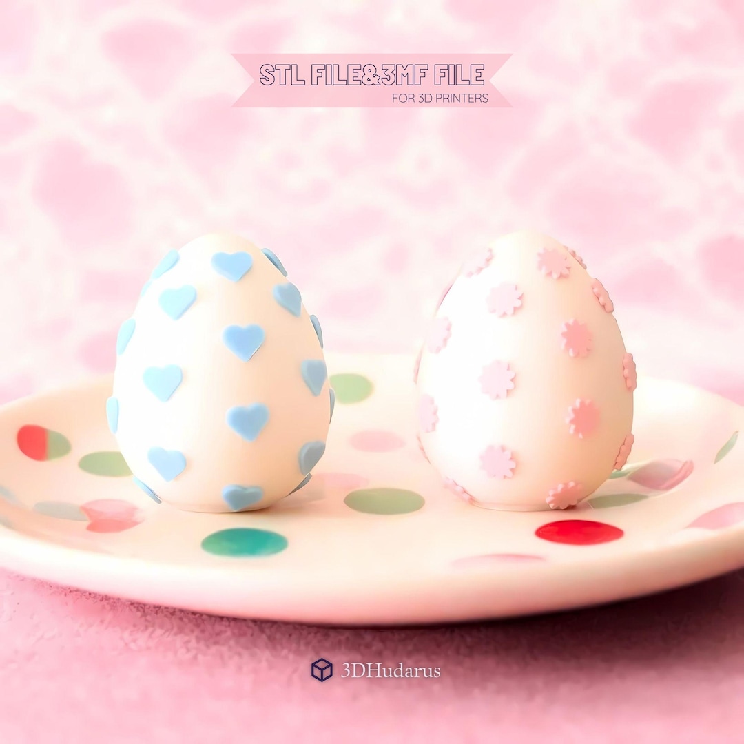 Easter Egg 3D Stl Files, Easter 3D Print Files, Easter Egg Printable ...