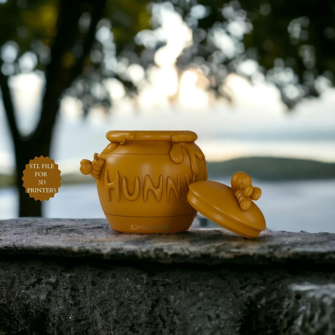 Honey Jar 3D Print Stl Files - Etsy
