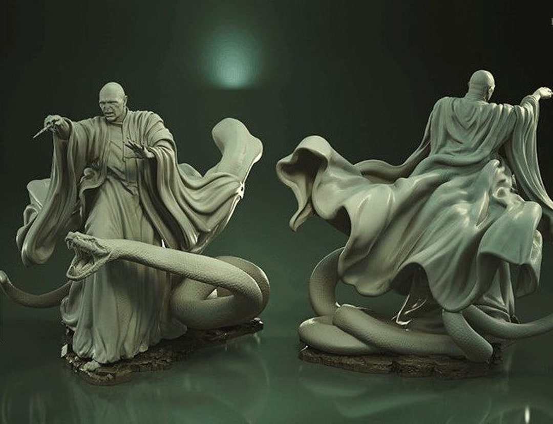 Lord Voldemort y Nagini 3D Print Stl File - Etsy España
