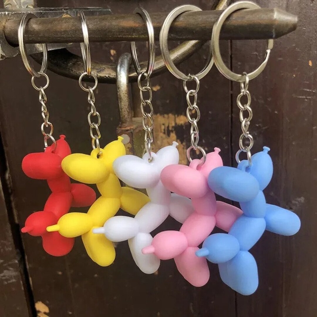 Balloon Dog Keychain 3D STL Files, 3D Keychain Print Files - Etsy