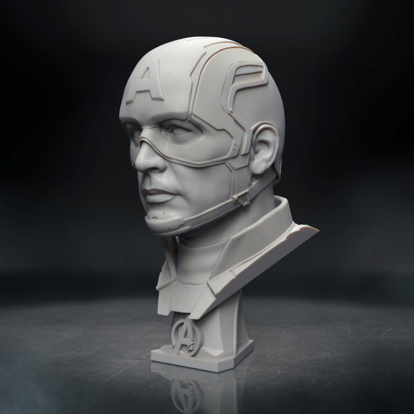 Captain America 3d Stl - Etsy