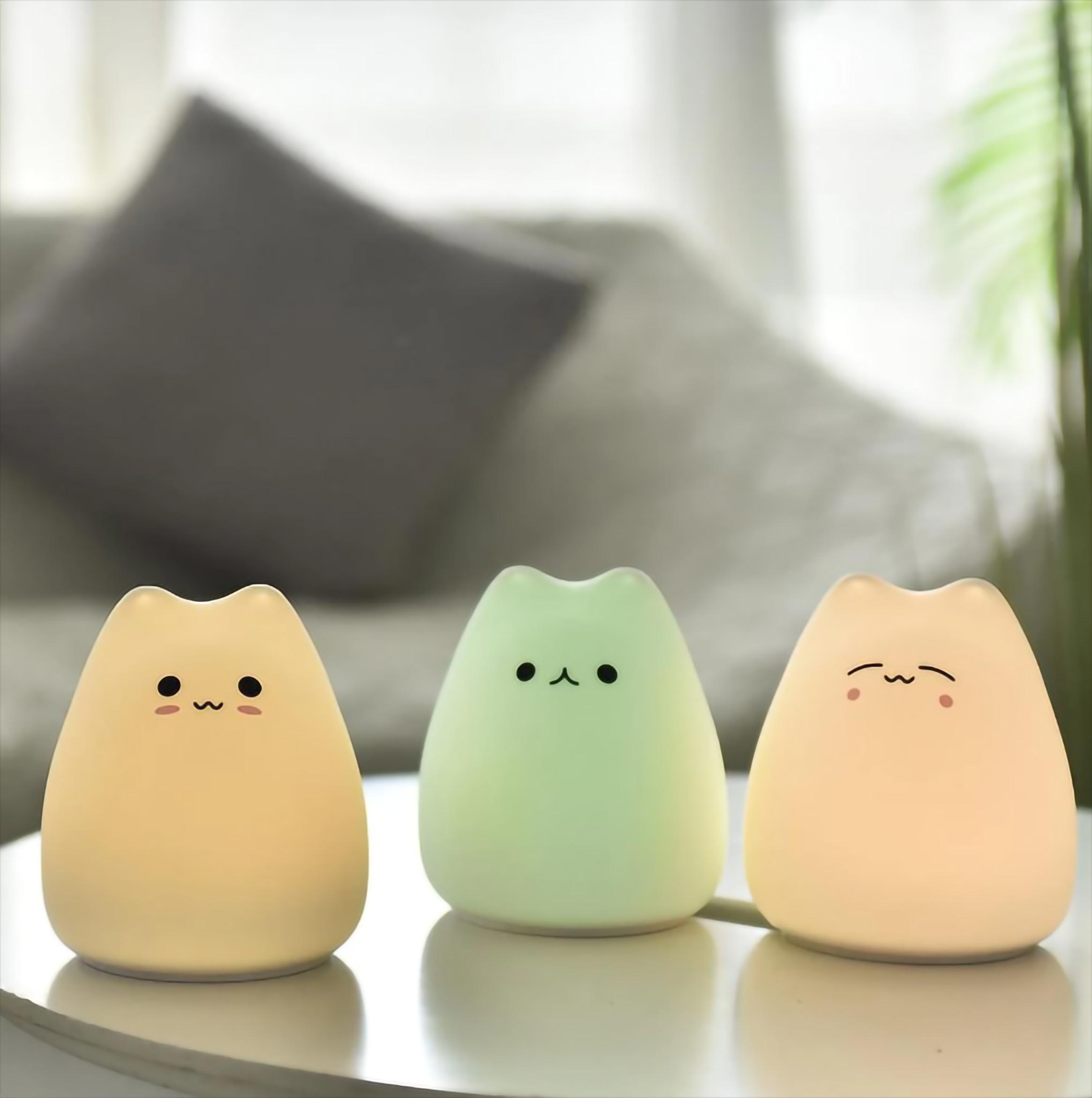 Cute Cat Lamp Set 3D Print Stl Files, Lighting 3D Printer Files - Etsy