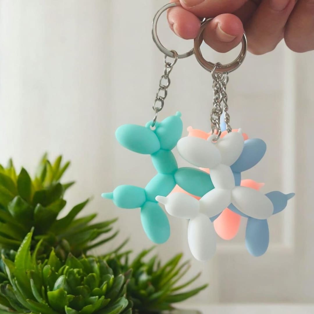 Balloon Dog Keychain 3D STL Files, 3D Keychain Print Files - Etsy