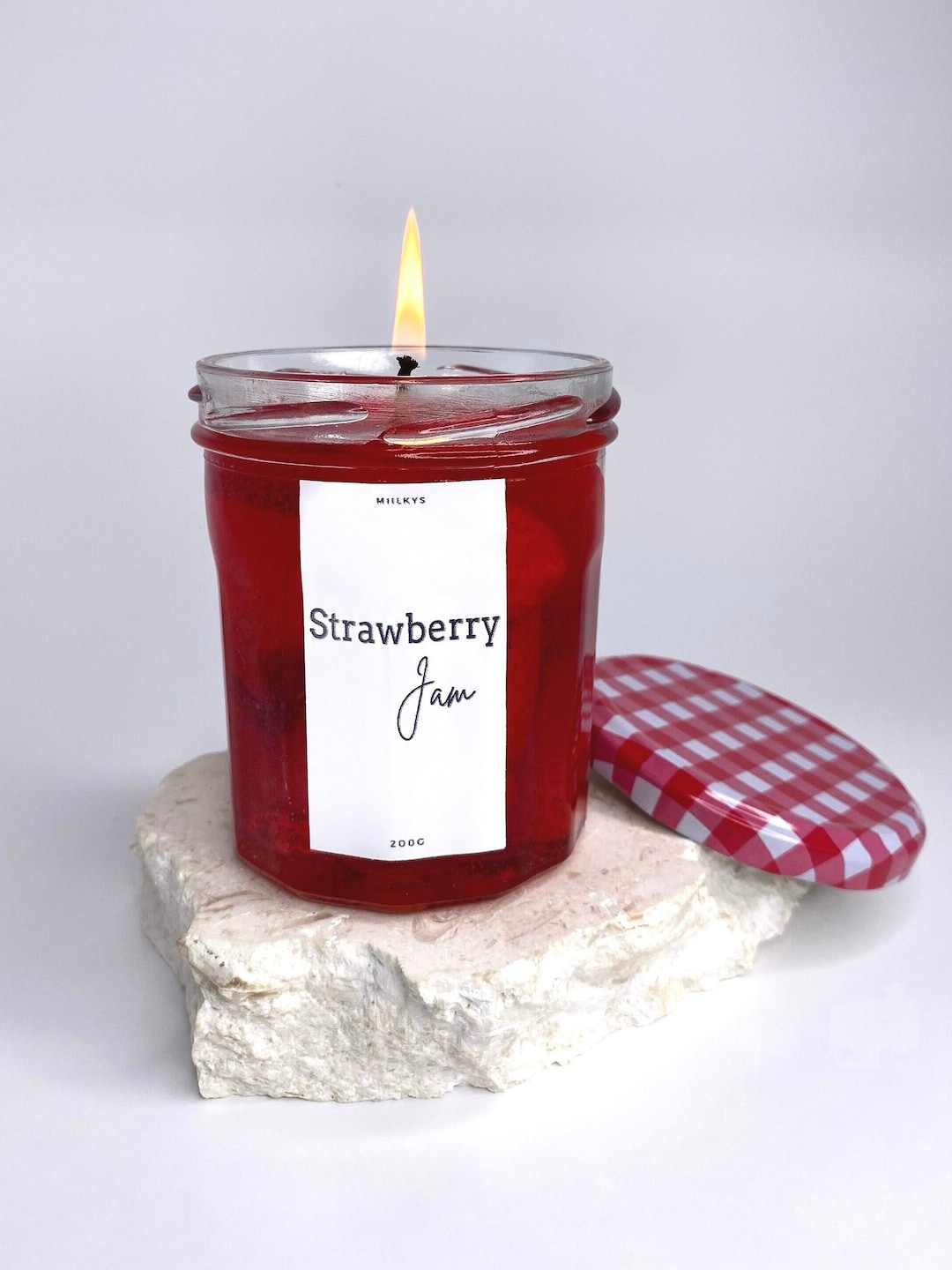 Strawberry Jam Candle - Etsy Australia