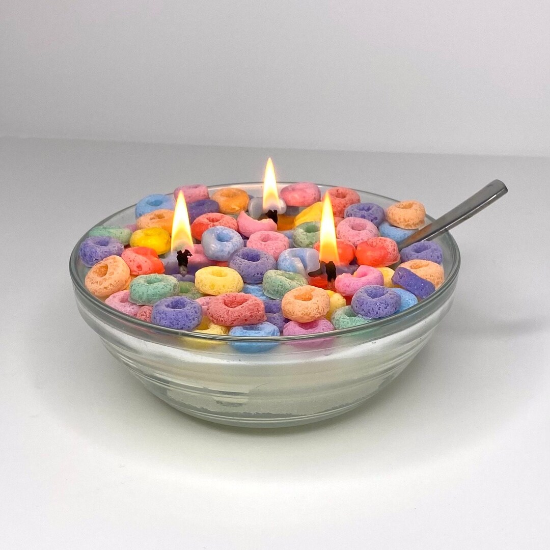 Fruit Loops Cereal Bowl Candle - Etsy